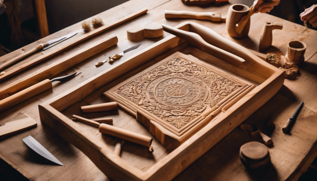 Cara Mudah Membuat Bingkai Kayu Ukiran DIY Handmade - DIY Home Made